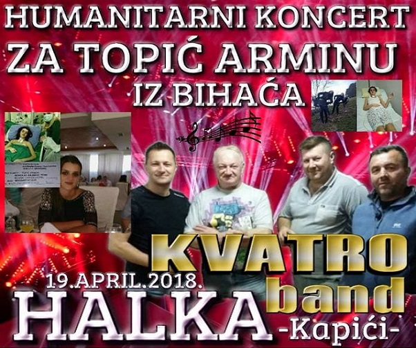 Restoran Halka Kapići: Humanitarni koncert za Arminu Topić