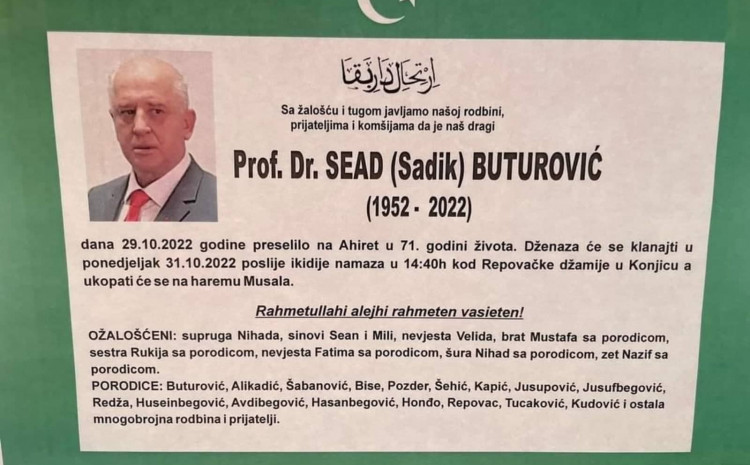 Preminuo hirurg Sead Buturović, konjička legenda: U agresiji na BiH ...