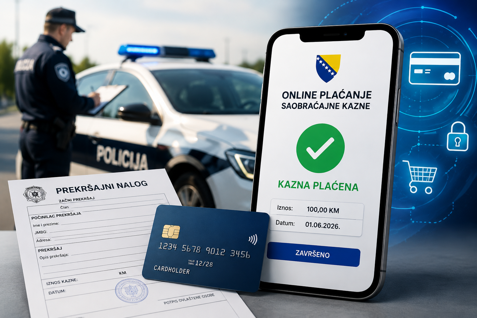 Možete saobraćajne kazne plaćati online, objavili kolika je provizija ...