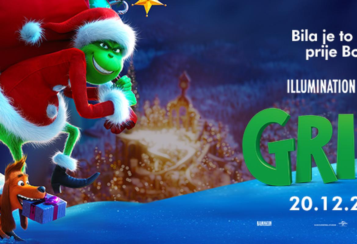 CAZIN.NET I CINESTAR NAGRAĐUJU: Osvojite ulaznice za film Grinch 2D