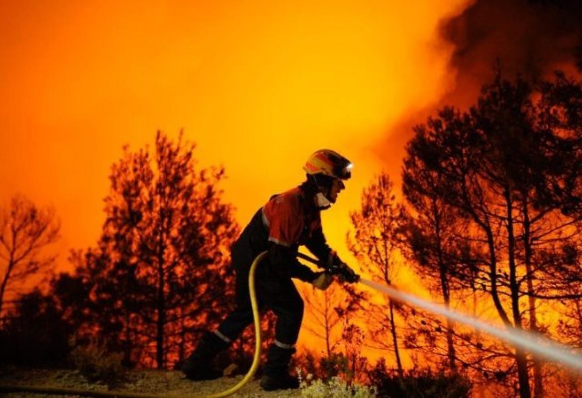 Veliki požar na pijaci "Arizona", vatrogasci još gase vatru