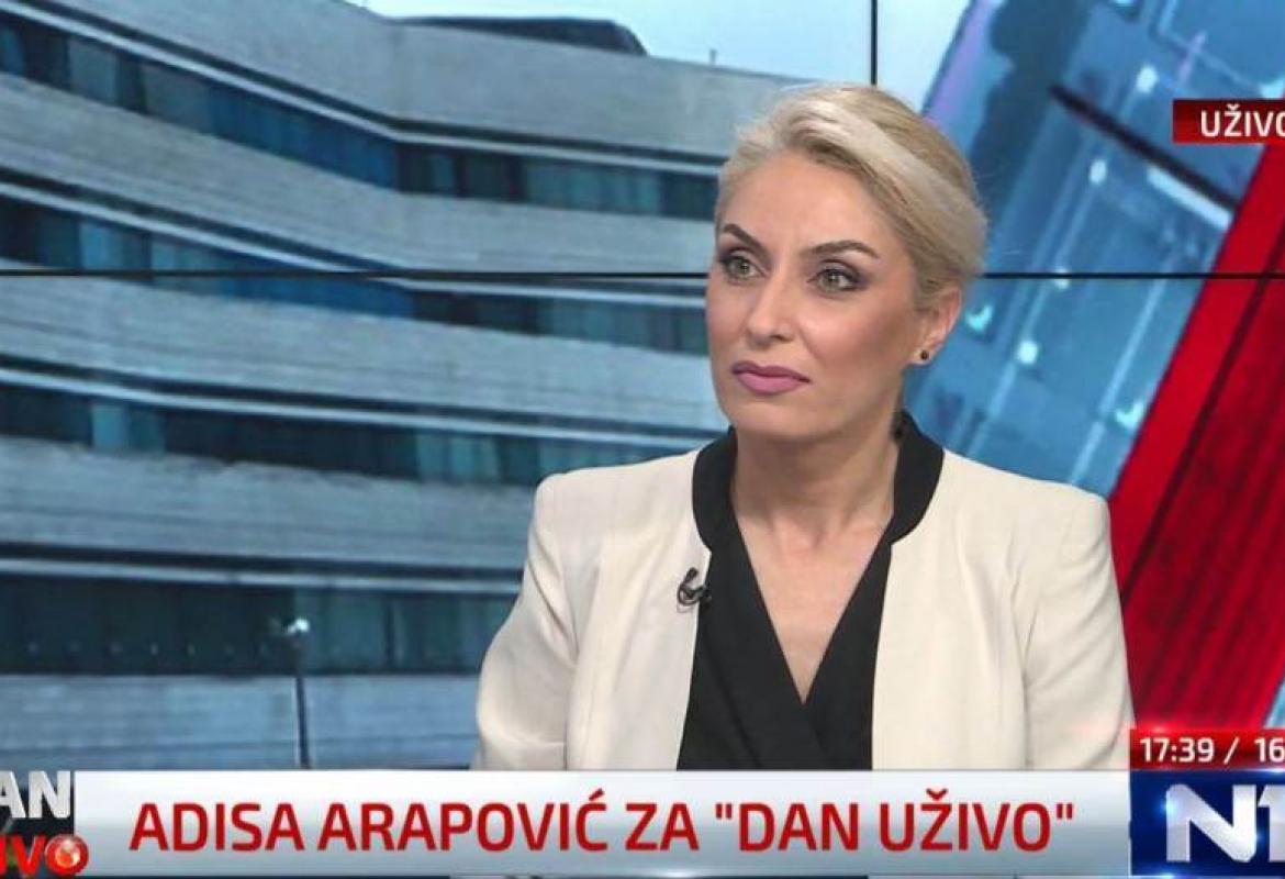 Omerbegović - Arapović: SBB je faktor koji može sjesti i pričati sa svima