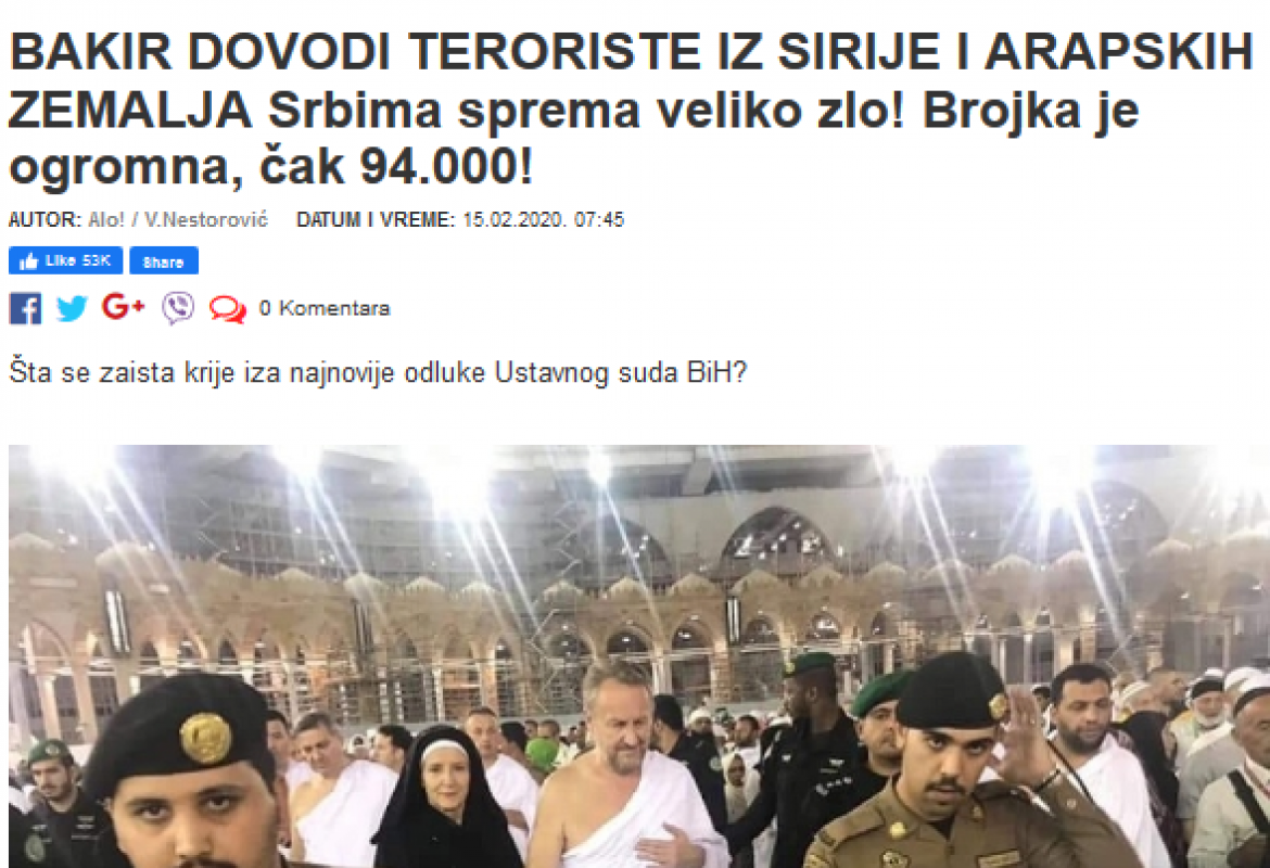 Laži srpskih medija:Srbima se sprema veliko zlo?!