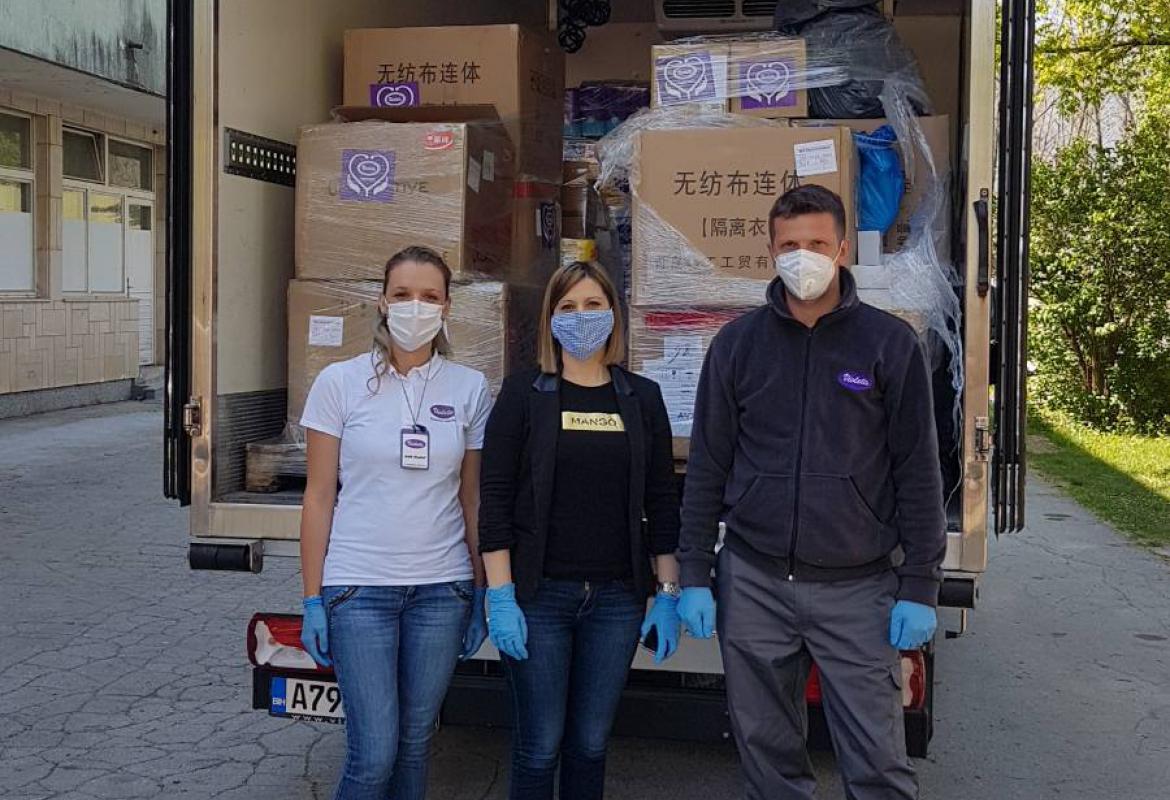 „Violeta“ donirala respirator KB Bihać