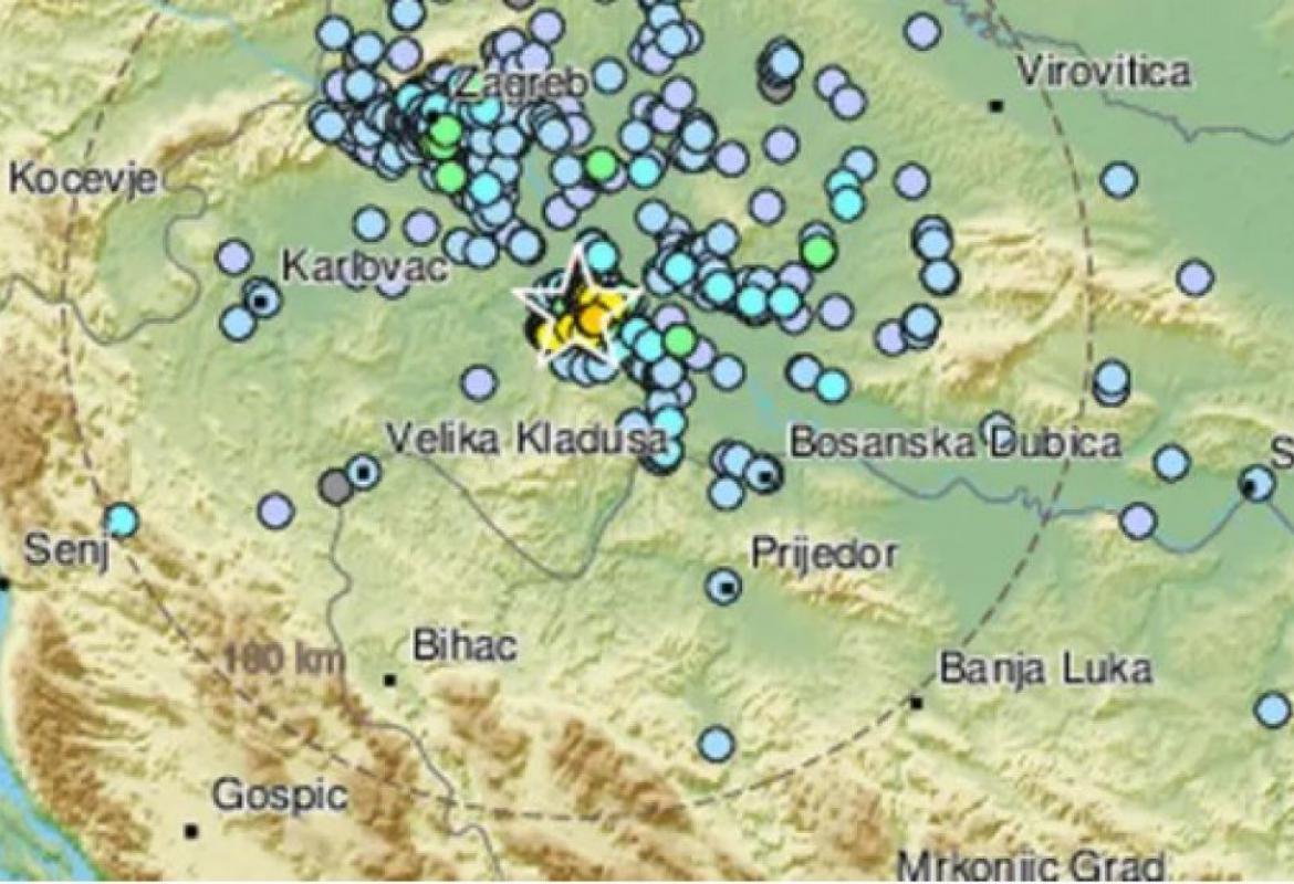Ponovo jak zemljotres u Hrvatskoj: Osjetio se i u BiH