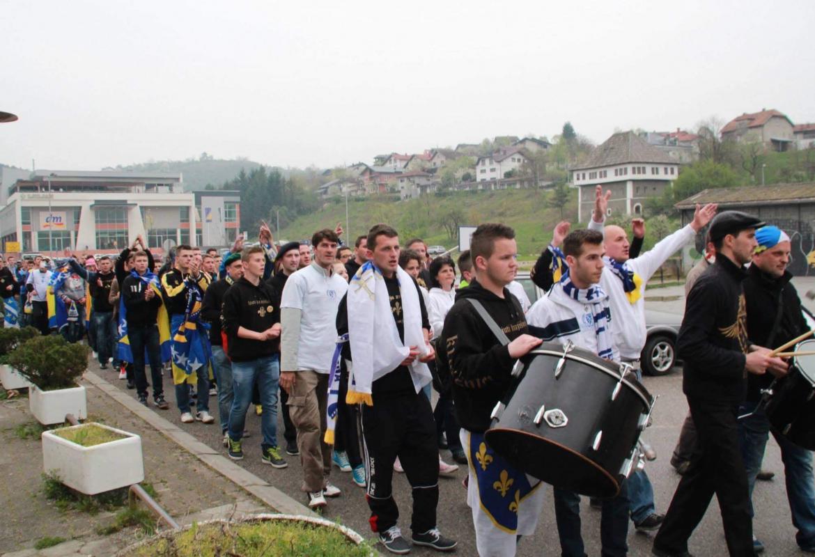 Cazin grad sporta- pogledajte sjajne fotografije cazinskih navijača iz ...