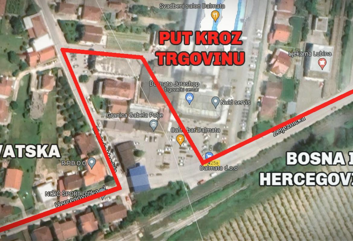 Granična policija BiH o prodavnici na samoj granici: Može se ući samo s teritorije BiH