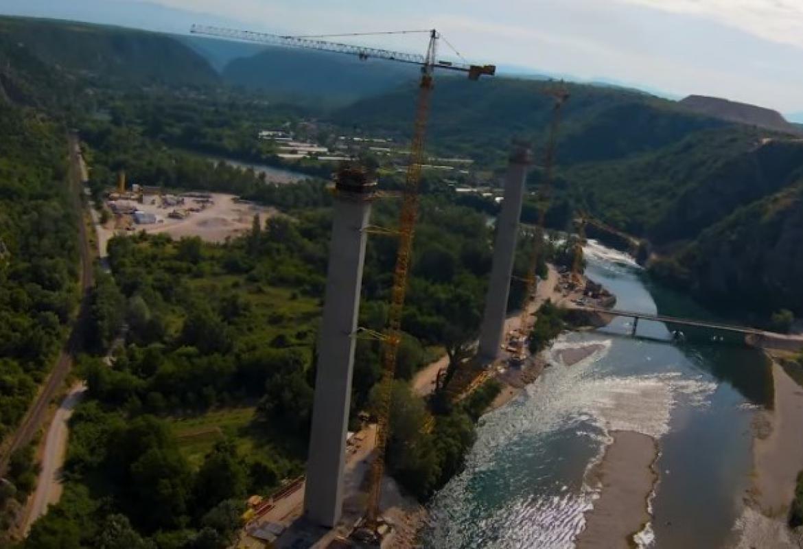 Pogledajte kako izgleda najveći most u Bosni i Hercegovini