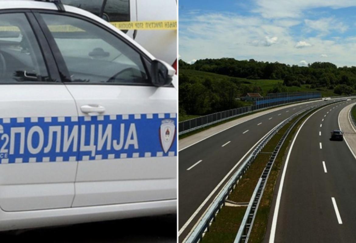 Nesreća kod Doboja: Policajac stao da promijeni gumu, pa ga udario automobil na autoputu