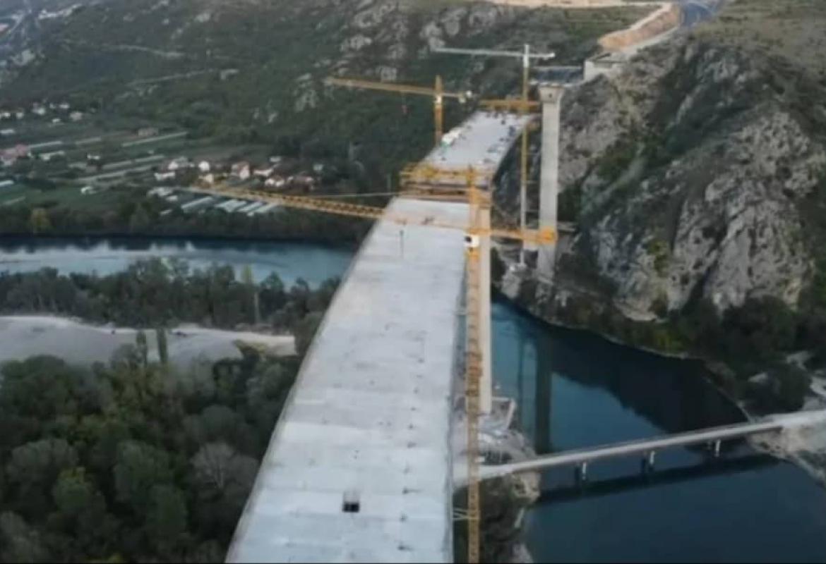 Pogledajte kako izgleda najveći most koji se gradi u BiH