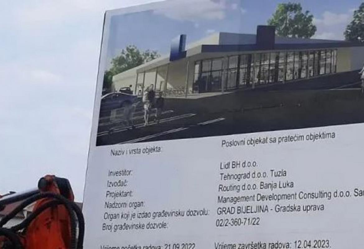 Zbog čega Lidl prvi objekt u BiH gradi baš u Bijeljini
