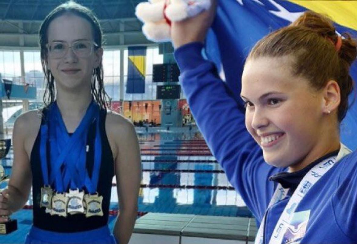 Novi bosanski biser u plivanju! Dvanaestogodišnja djevojčica Zerina ...