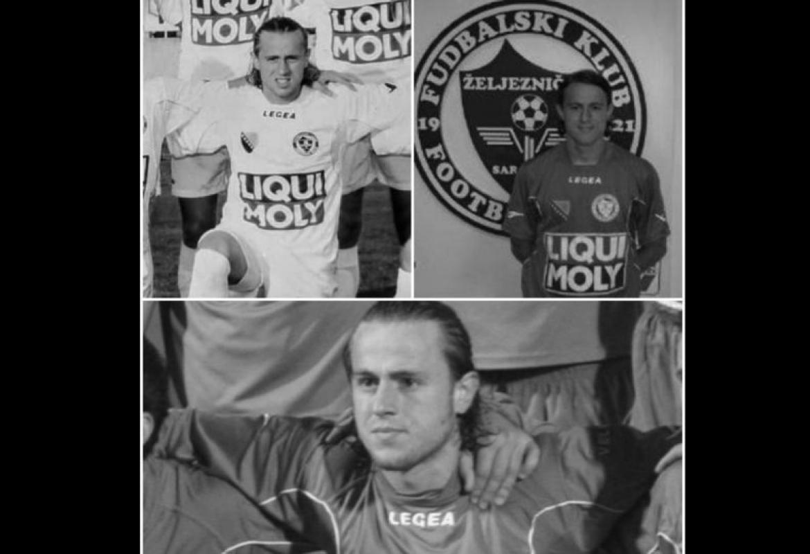 Željezničar se oprostio od svirepo ubijenog bivšeg igrača Almira Raščića