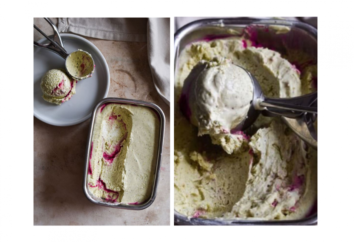 Čudo koliko je dobar: Domaći sladoled od pistacije i maline