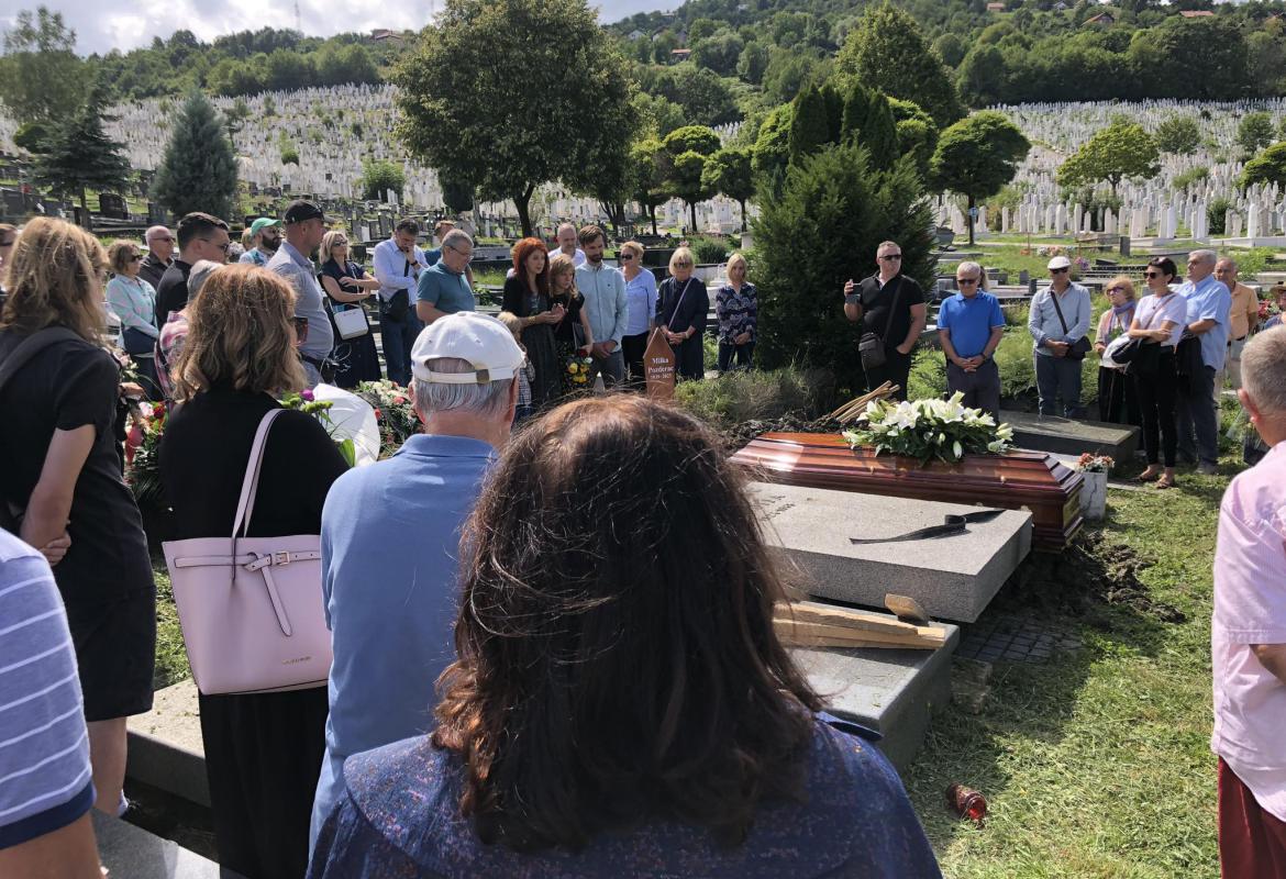 U Sarajevu sahranjena Milka Pozderac, supruga Hamdije Pozderca