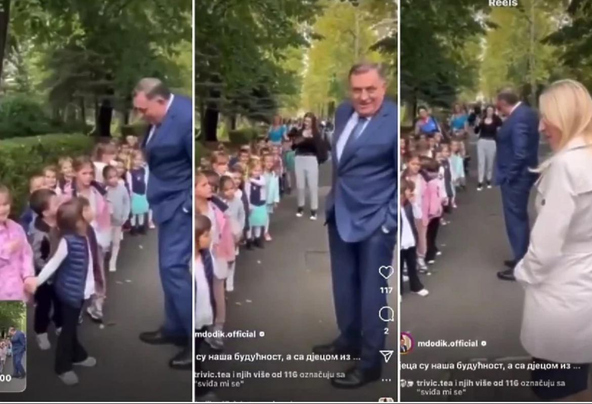 Djeca Dodiku uzvikivala “Lopov, lopov”, Cvijanović pokušala skrenuti pažnju