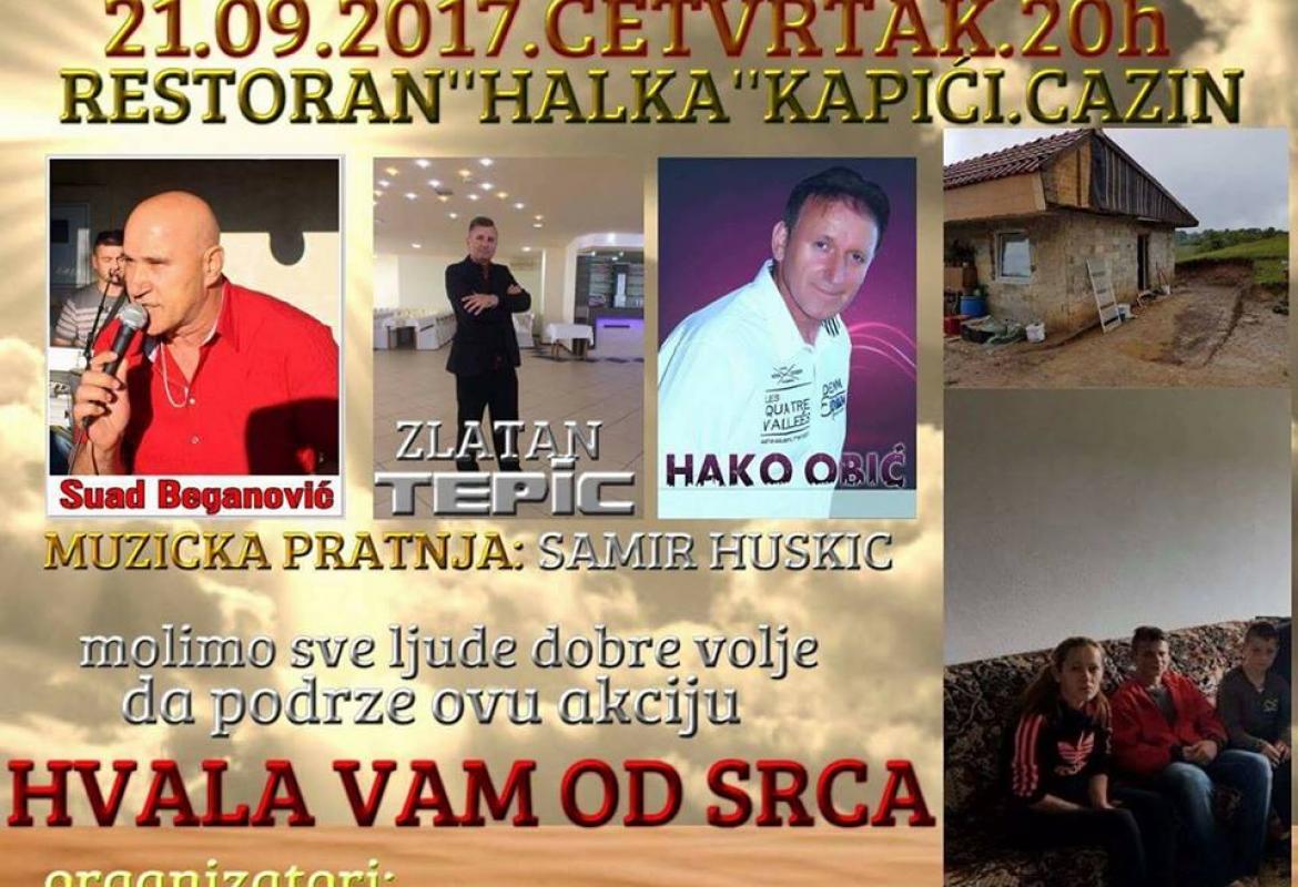 Restoran Halka: Humanitarni koncert za porodicu Begulić