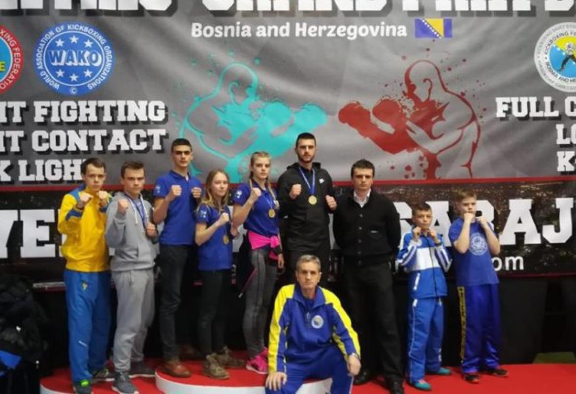 GRAND PRIX SARAJEVO: 4 zlatne i 1 srebrena medalja za KBC “Bihać”
