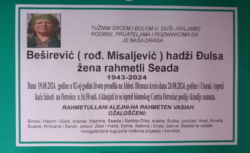 smrtovnica | Cazin.NET